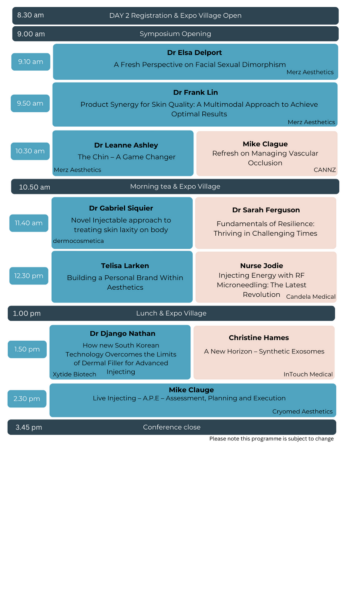 Programme - Clinical Aesthetics Symposium