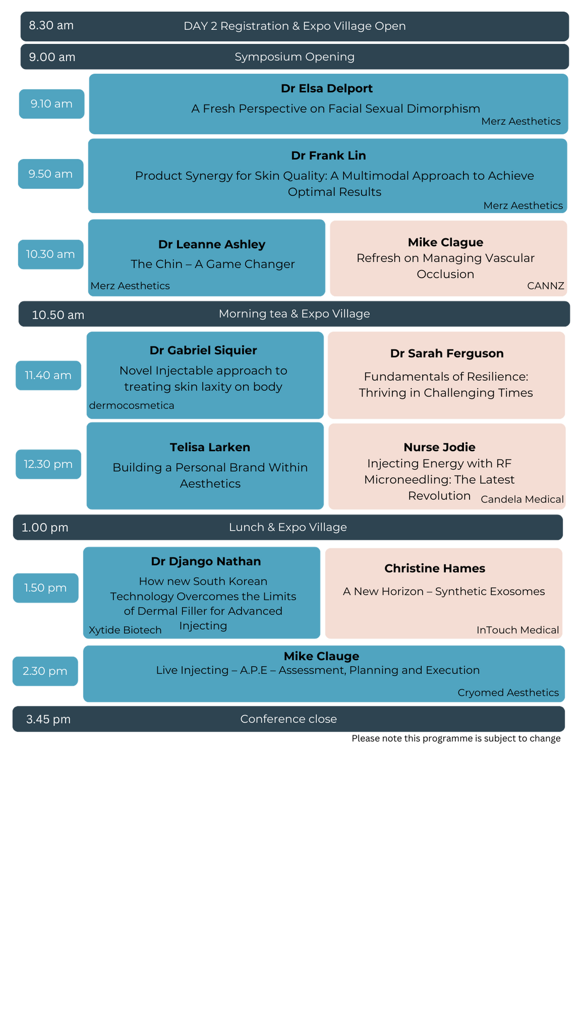 Programme - Clinical Aesthetics Symposium